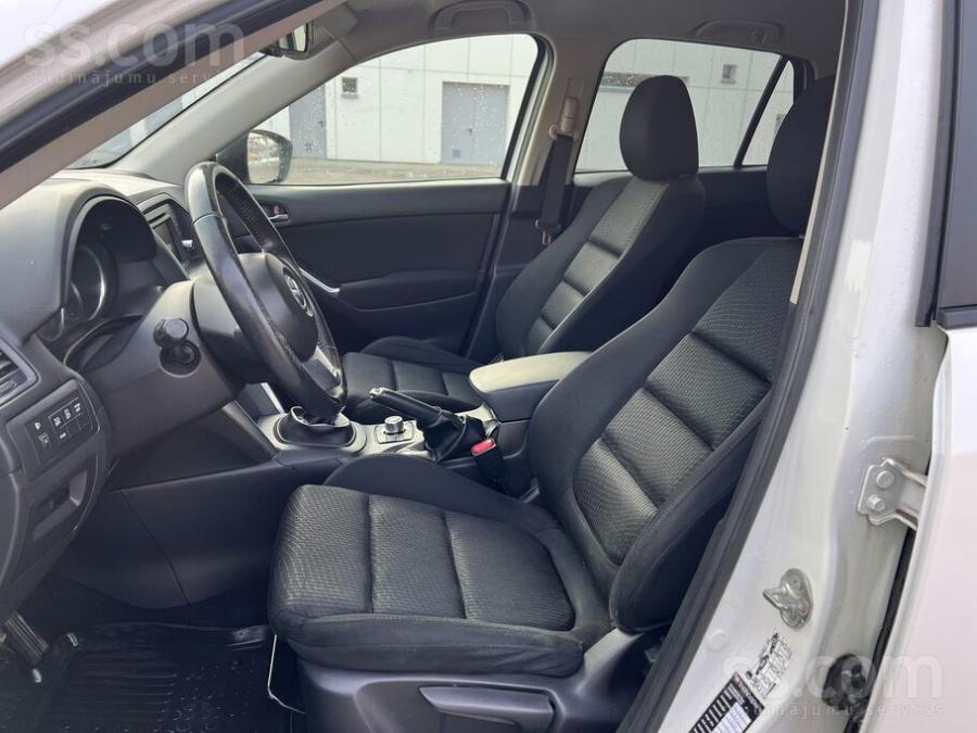 White Mazda CX-5 2012 in Rezekne, with an engine capacity of 2.20 L and mileage of 0 thousand km for 6700 €, photo 11 on AUTOMOTO.COM.LV
