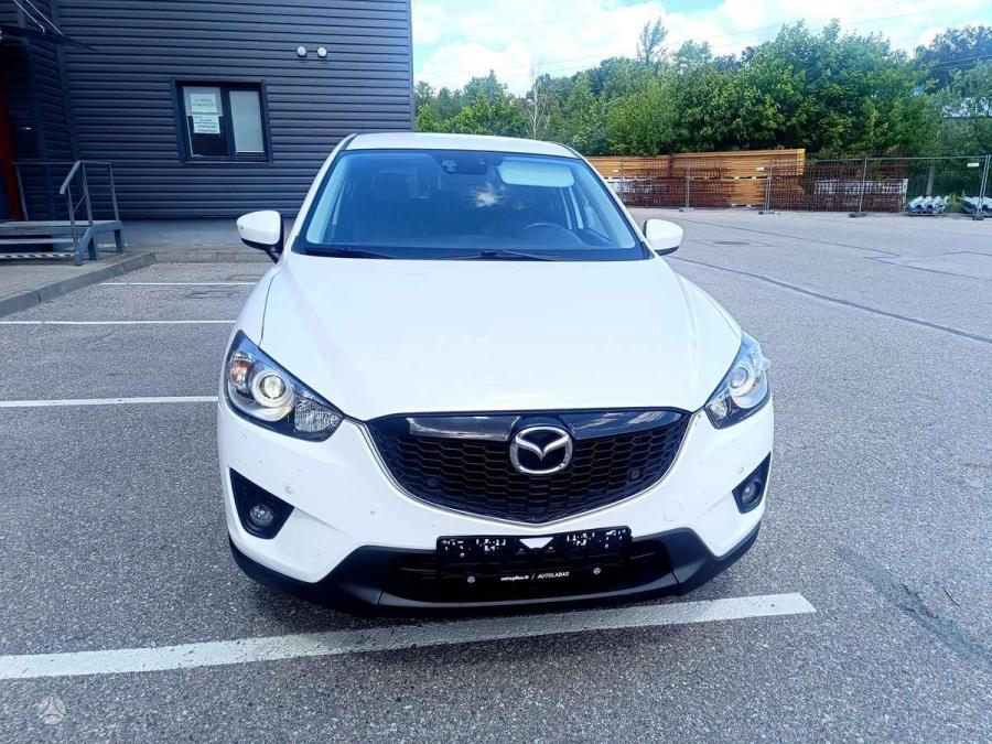 White Mazda CX-5 2012 in Kaunas, with an engine capacity of 2.19 L and mileage of 209 thousand km for 6199 €, photo 3 on AUTOMOTO.COM.LV