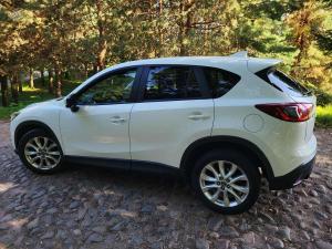 White Mazda CX-5 2012 in Kaunas, with an engine capacity of 2.19 L and mileage of 229 thousand km for 5300 €, photo 4 on AUTOMOTO.COM.LV