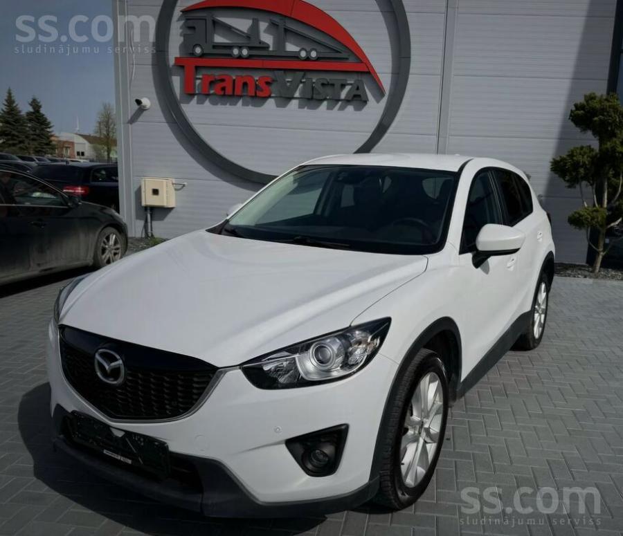 White Mazda CX-5 2013 in Vilnius, with an engine capacity of 2.20 L and mileage of 189 thousand km for 6499 €, photo 3 on AUTOMOTO.COM.LV