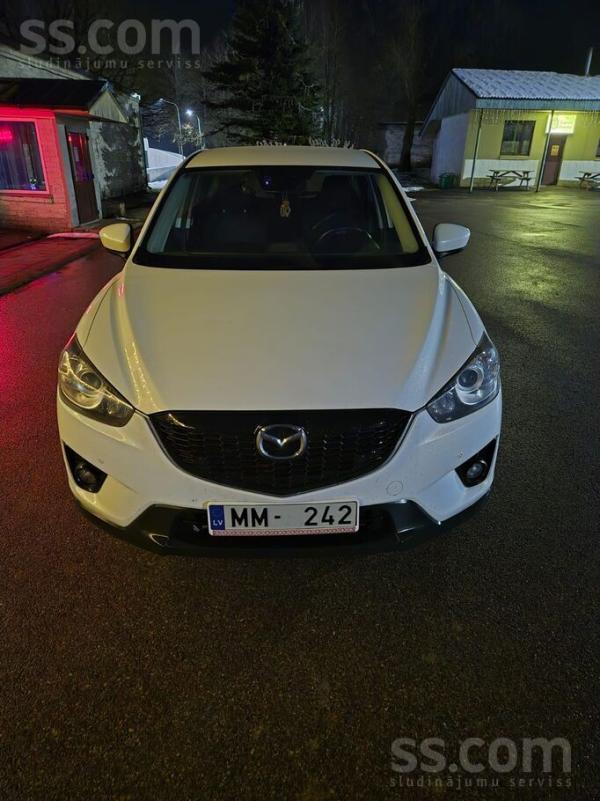 White Mazda CX-5 2013 in Liepaja, with an engine capacity of 2.20 L and mileage of 203 thousand km for 6150 €, photo 10 on AUTOMOTO.COM.LV