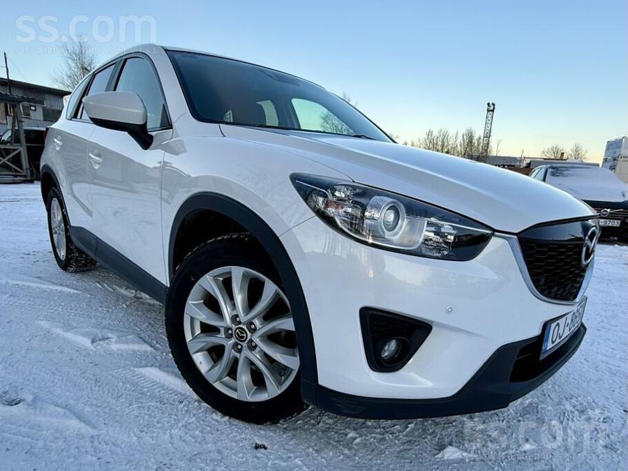 White Mazda CX-5 2013 in Riga, with an engine capacity of 2.20 L and mileage of 0 thousand km for 6990 €, photo 1 on AUTOMOTO.COM.LV