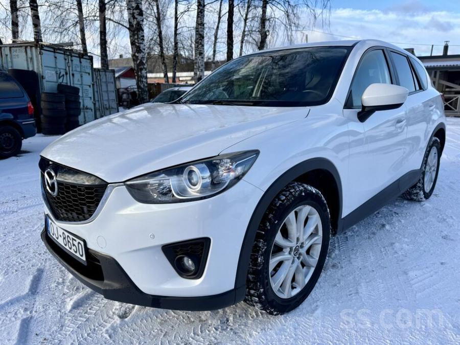 White Mazda CX-5 2013 in Riga, with an engine capacity of 2.20 L and mileage of 0 thousand km for 6990 €, photo 7 on AUTOMOTO.COM.LV