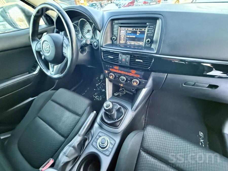 White Mazda CX-5 2013 in Riga, with an engine capacity of 2.20 L and mileage of 0 thousand km for 6990 €, photo 18 on AUTOMOTO.COM.LV