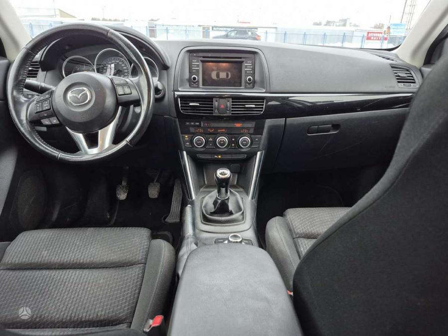White Mazda CX-5 2013 in Panevezys, with an engine capacity of 2.19 L and mileage of 170 thousand km for 5200 €, photo 7 on AUTOMOTO.COM.LV