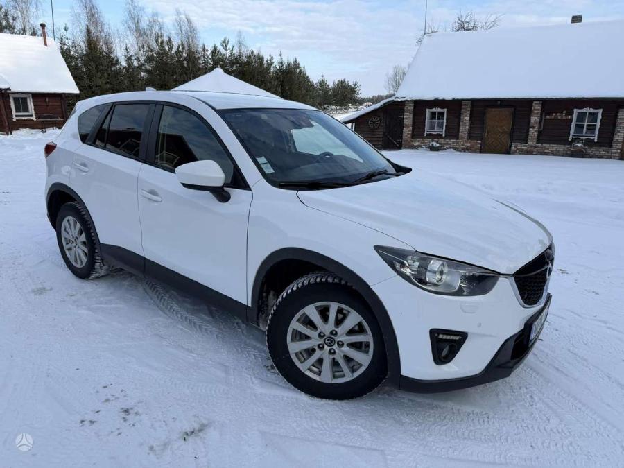 White Mazda CX-5 2013 in Alytus, with an engine capacity of 2.19 L and mileage of 192 thousand km for 6200 €, photo 2 on AUTOMOTO.COM.LV