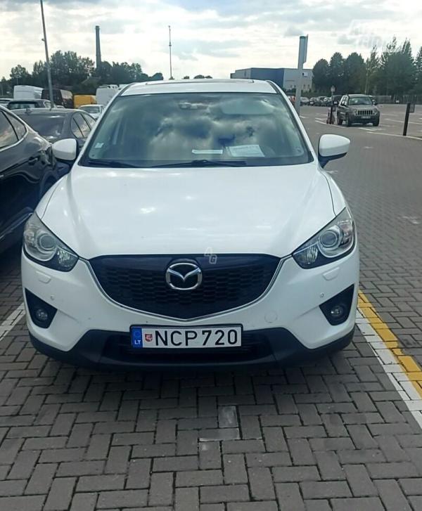White Mazda CX-5 2013 in Jurbarkas, with an engine capacity of 2.20 L and mileage of 205 thousand km for 7500 €, photo 1 on AUTOMOTO.COM.LV