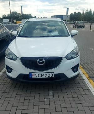 White Mazda CX-5 2013 in Jurbarkas, with an engine capacity of 2.20 L and mileage of 205 thousand km for 7500 €, photo  on AUTOMOTO.COM.LV
