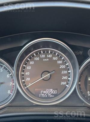 White Mazda CX-5 2013 in Riga, with an engine capacity of 2.00 L and mileage of 177 thousand km for 8600 €, photo 6 on AUTOMOTO.COM.LV