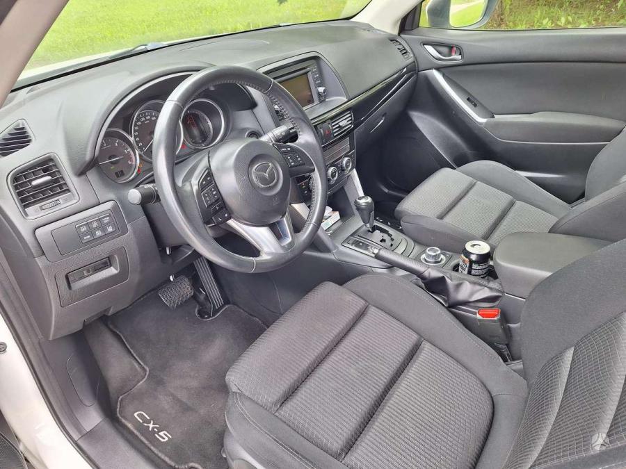 Balts Mazda CX-5 2013 Kelmė, ar dzinēja tilpumu 2.19 L un nobraukumu 249 tūkst. km par 6400 €, foto 7 vietnē AUTOMOTO.COM.LV