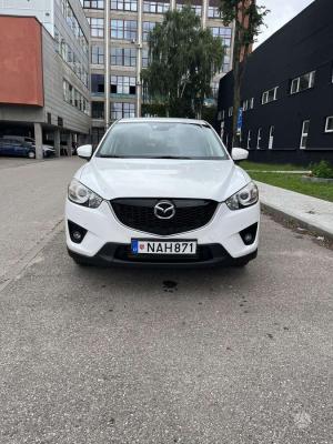 White Mazda CX-5 2013 in Vilnius, with an engine capacity of 2.19 L and mileage of 288 thousand km for 6000 €, photo  on AUTOMOTO.COM.LV