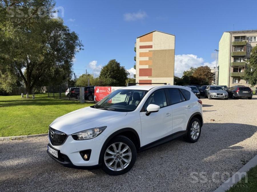 White Mazda CX-5 2013 in Ventspils, with an engine capacity of 2.20 L and mileage of 243 thousand km for 6500 €, photo 1 on AUTOMOTO.COM.LV