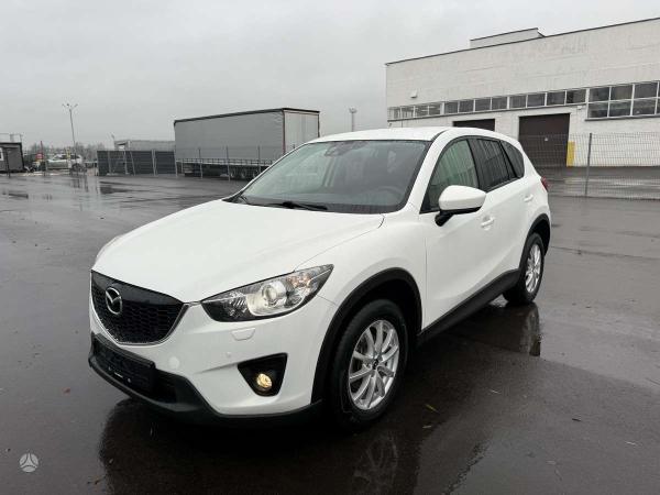 White Mazda CX-5 2014 in Marijampole, with an engine capacity of 2.19 L and mileage of 202 thousand km for 7750 €, photo 1 on AUTOMOTO.COM.LV