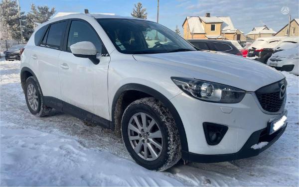 Balts Mazda CX-5 2014 Tauragė, ar dzinēja tilpumu 2.19 L un nobraukumu 174 tūkst. km par 6100 €, foto 1 vietnē AUTOMOTO.COM.LV