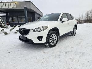 Balts Mazda CX-5 2014 Pakruojis, ar dzinēja tilpumu 2.19 L un nobraukumu 204 tūkst. km par 6800 €, foto  vietnē AUTOMOTO.COM.LV
