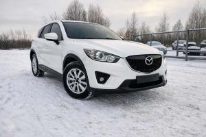 White Mazda CX-5 2014 in Pakruojis, with an engine capacity of 2.19 L and mileage of 204 thousand km for 6800 €, photo 2 on AUTOMOTO.COM.LV