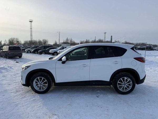 White Mazda CX-5 2014 in Marijampole, with an engine capacity of 2.19 L and mileage of 202 thousand km for 7700 €, photo 2 on AUTOMOTO.COM.LV