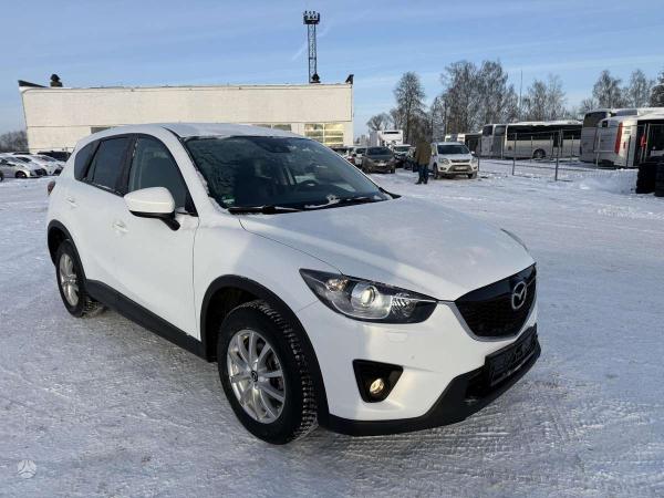 White Mazda CX-5 2014 in Marijampole, with an engine capacity of 2.19 L and mileage of 202 thousand km for 7700 €, photo 4 on AUTOMOTO.COM.LV