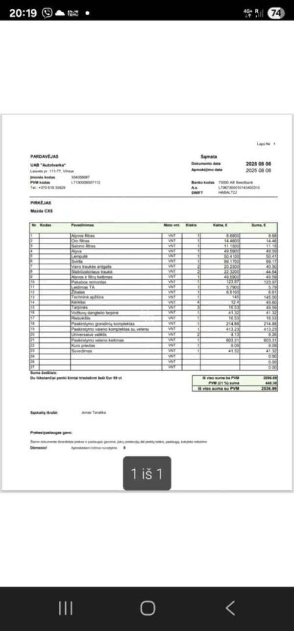 Белый Мазда СХ-5 2014 в Вильнюс, объемом двигателя 2.20 л и пробегом 250 тыс. км за 5500 €, фото 6 на AUTOMOTO.COM.LV