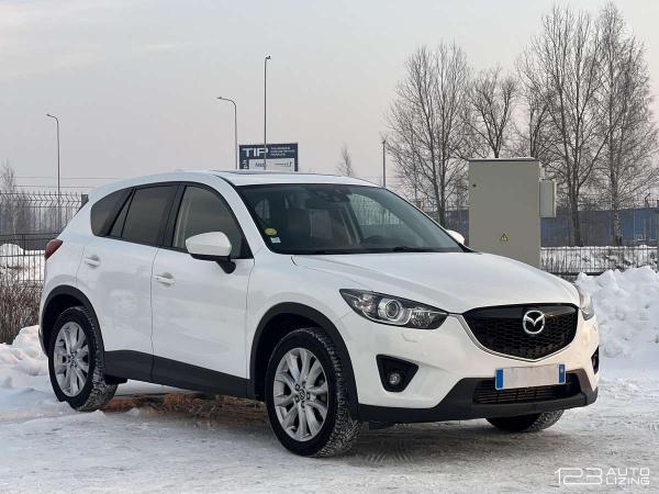 White Mazda CX-5 2014 in Taurage, with an engine capacity of 2.20 L and mileage of 178 thousand km for 6400 €, photo 3 on AUTOMOTO.COM.LV