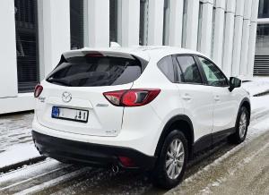White Mazda CX-5 2014 in Vilnius, with an engine capacity of 2.19 L and mileage of 240 thousand km for 4600 €, photo 7 on AUTOMOTO.COM.LV