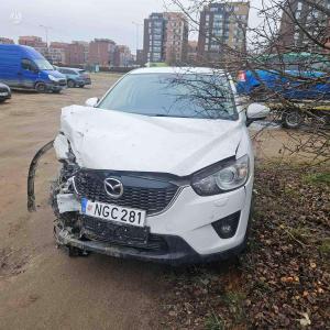White Mazda CX-5 2014 in Vilnius, with an engine capacity of 2.19 L and mileage of 230 thousand km for 3000 €, photo  on AUTOMOTO.COM.LV