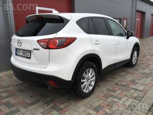 White Mazda CX-5 2014 in Talsi, with an engine capacity of 2.20 L and mileage of 135 thousand km for 8999 €, photo 4 on AUTOMOTO.COM.LV