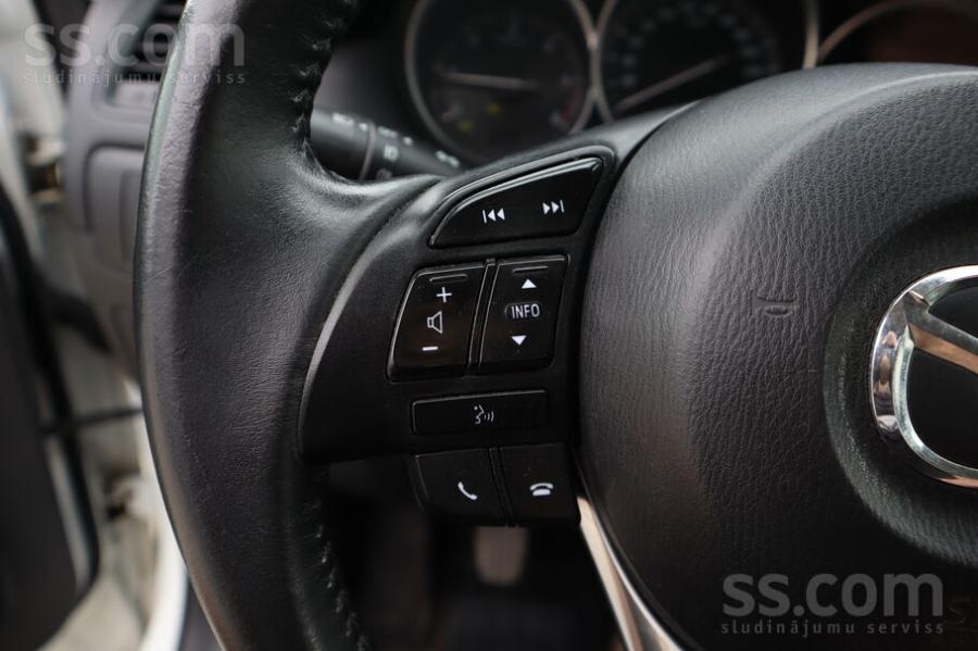 Balts Mazda CX-5 2014 Rīga, ar dzinēja tilpumu 2.20 L un nobraukumu 190 tūkst. km par 6990 €, foto 21 vietnē AUTOMOTO.COM.LV