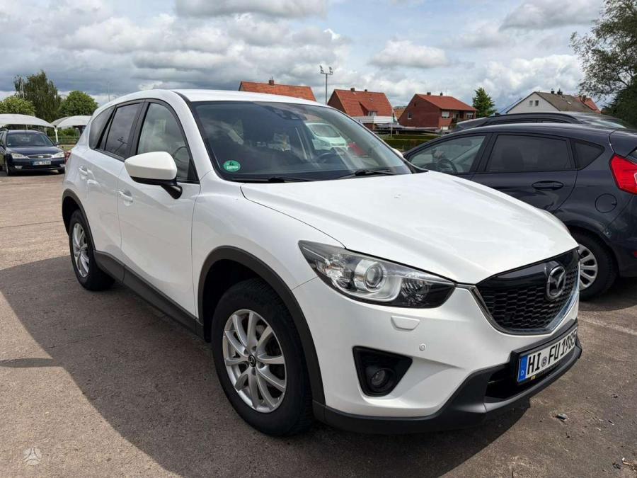 White Mazda CX-5 2014 in Marijampole, with an engine capacity of 2.19 L and mileage of 180 thousand km for 5200 €, photo 1 on AUTOMOTO.COM.LV