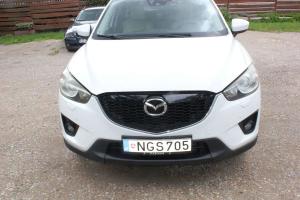 White Mazda CX-5 2014 in Panevezys, with an engine capacity of 2.19 L and mileage of 238 thousand km for 7500 €, photo  on AUTOMOTO.COM.LV
