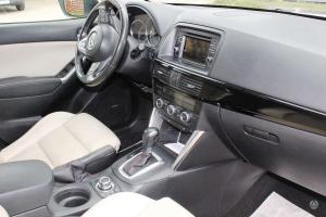 White Mazda CX-5 2014 in Panevezys, with an engine capacity of 2.19 L and mileage of 238 thousand km for 7500 €, photo 9 on AUTOMOTO.COM.LV