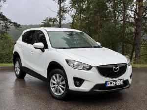 Balts Mazda CX-5 2014 Viļņa, ar dzinēja tilpumu 2.19 L un nobraukumu 304 tūkst. km par 6000 €, foto  vietnē AUTOMOTO.COM.LV
