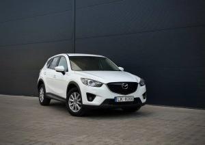 White Mazda CX-5 2014 in Riga, with an engine capacity of 2.20 L and mileage of 296 thousand km for 6495 €, photo 5 on AUTOMOTO.COM.LV