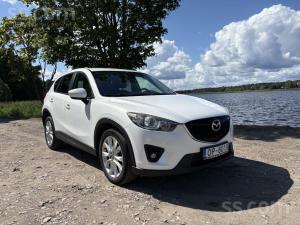 White Mazda CX-5 2014 in Riga, with an engine capacity of 2.20 L and mileage of 125 thousand km for 9500 €, photo  on AUTOMOTO.COM.LV