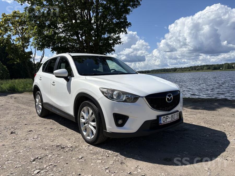 Balts Mazda CX-5 2014 Rīga, ar dzinēja tilpumu 2.20 L un nobraukumu 125 tūkst. km par 9500 €, foto 1 vietnē AUTOMOTO.COM.LV
