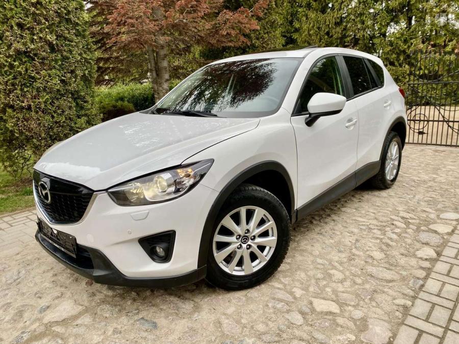 White Mazda CX-5 2014 in Siauliai, with an engine capacity of 2.19 L and mileage of 190 thousand km for 6450 €, photo 3 on AUTOMOTO.COM.LV