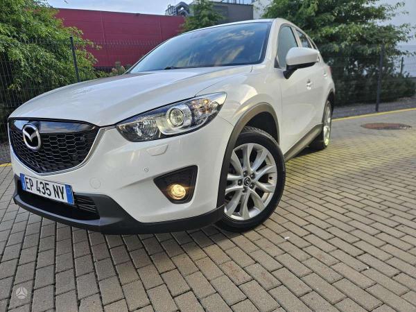 White Mazda CX-5 2014 in Kaunas, with an engine capacity of 2.20 L and mileage of 156 thousand km for 7900 €, photo 1 on AUTOMOTO.COM.LV