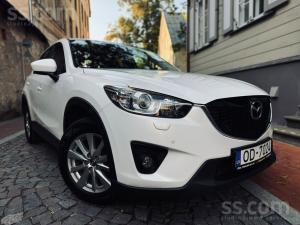 White Mazda CX-5 2014 in Cesis, with an engine capacity of 2.20 L and mileage of 0 thousand km for 7600 €, photo 1 on AUTOMOTO.COM.LV