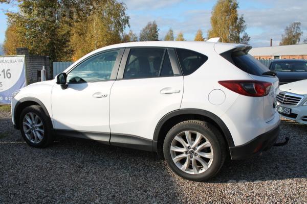 Balts Mazda CX-5 2014 Daugavpils, ar dzinēja tilpumu 2.20 L un nobraukumu 266 tūkst. km par 7190 €, foto 5 vietnē AUTOMOTO.COM.LV