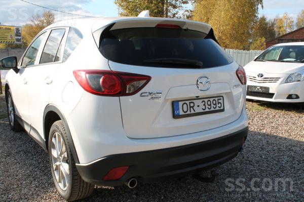 Balts Mazda CX-5 2014 Daugavpils, ar dzinēja tilpumu 2.20 L un nobraukumu 266 tūkst. km par 7190 €, foto 6 vietnē AUTOMOTO.COM.LV