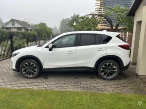 White Mazda CX-5 2015 in Panevezys, with an engine capacity of 2.19 L and mileage of 208 thousand km for 8300 €, photo  on AUTOMOTO.COM.LV
