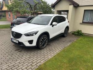 White Mazda CX-5 2015 in Panevezys, with an engine capacity of 2.19 L and mileage of 208 thousand km for 8300 €, photo 2 on AUTOMOTO.COM.LV