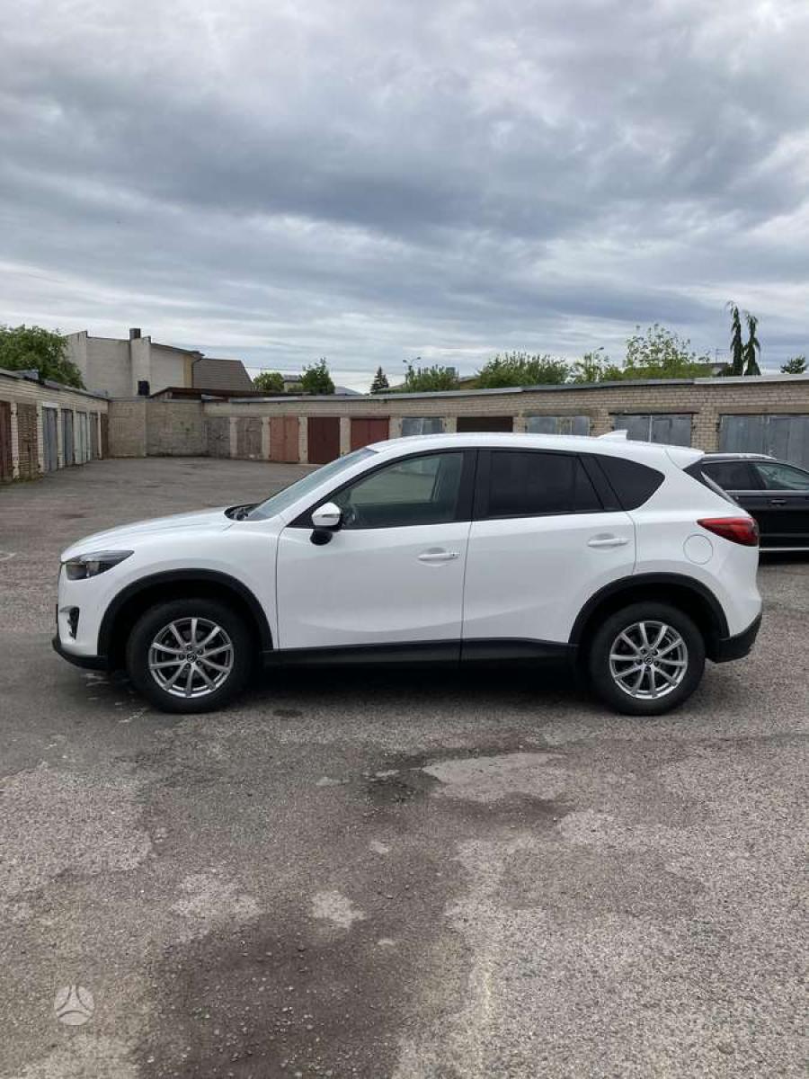 White Mazda CX-5 2015 in Panevezys, with an engine capacity of 2.19 L and mileage of 208 thousand km for 8300 €, photo 6 on AUTOMOTO.COM.LV