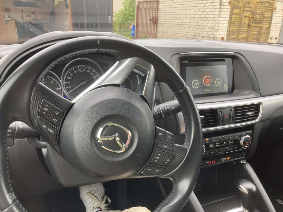 White Mazda CX-5 2015 in Panevezys, with an engine capacity of 2.19 L and mileage of 208 thousand km for 8300 €, photo 15 on AUTOMOTO.COM.LV