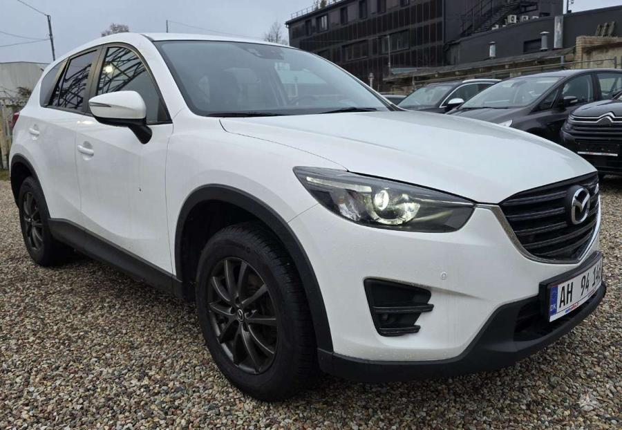 Balts Mazda CX-5 2015 Kauņa, ar dzinēja tilpumu 2.19 L un nobraukumu 245 tūkst. km par 6990 €, foto 1 vietnē AUTOMOTO.COM.LV
