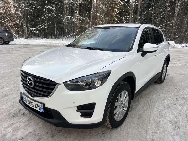 Balts Mazda CX-5 2015 Tauragė, ar dzinēja tilpumu 2.19 L un nobraukumu 160 tūkst. km par 7250 €, foto 1 vietnē AUTOMOTO.COM.LV