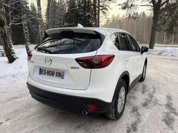 Balts Mazda CX-5 2015 Tauragė, ar dzinēja tilpumu 2.19 L un nobraukumu 160 tūkst. km par 7250 €, foto 5 vietnē AUTOMOTO.COM.LV