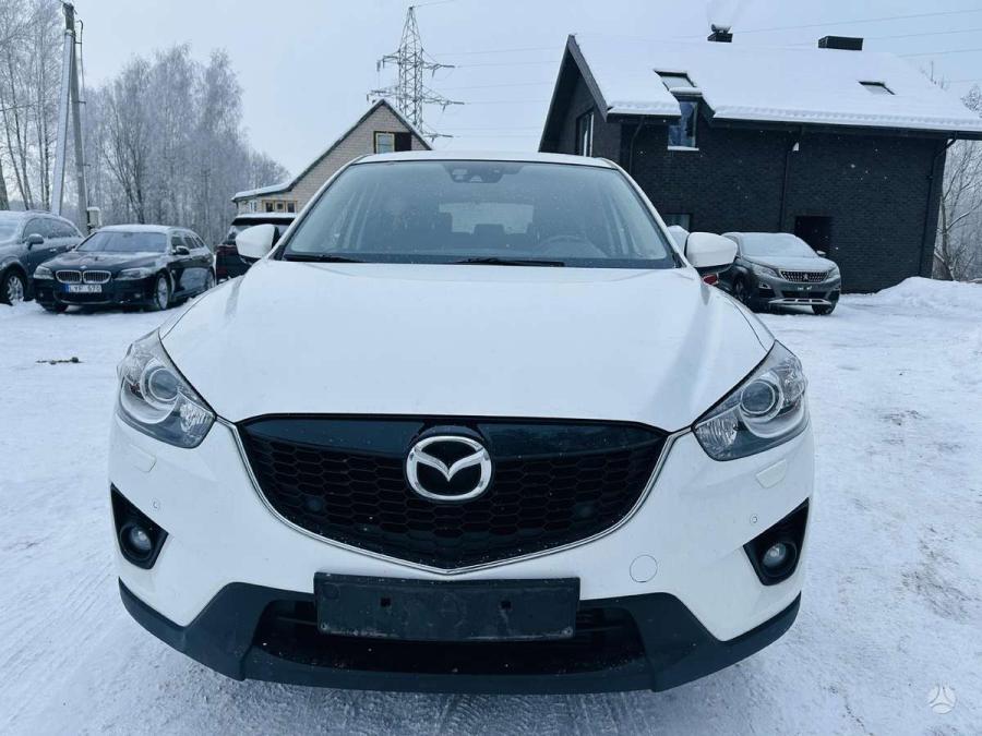 White Mazda CX-5 2015 in Kaunas, with an engine capacity of 2.20 L and mileage of 190 thousand km for 6550 €, photo 2 on AUTOMOTO.COM.LV