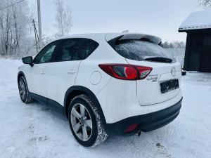 White Mazda CX-5 2015 in Kaunas, with an engine capacity of 2.20 L and mileage of 190 thousand km for 6550 €, photo 4 on AUTOMOTO.COM.LV