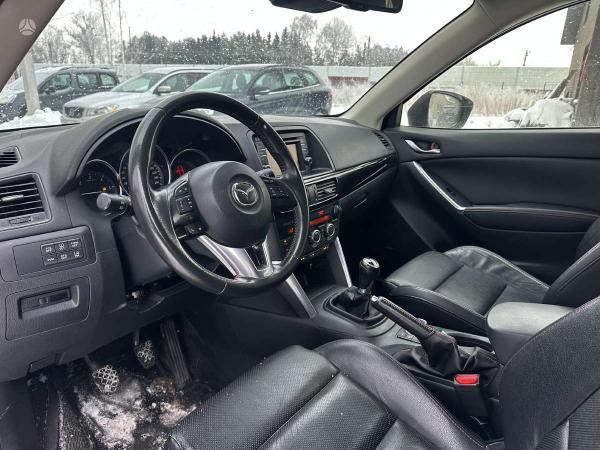 White Mazda CX-5 2015 in Kaunas, with an engine capacity of 2.20 L and mileage of 190 thousand km for 6550 €, photo 10 on AUTOMOTO.COM.LV